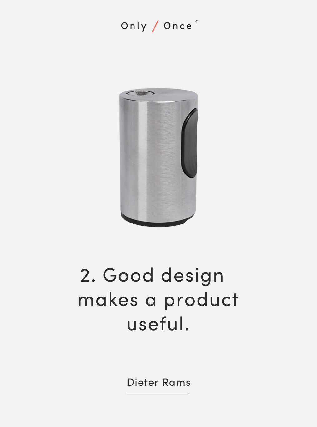 Dieter Rams famous 10 principles for good Design